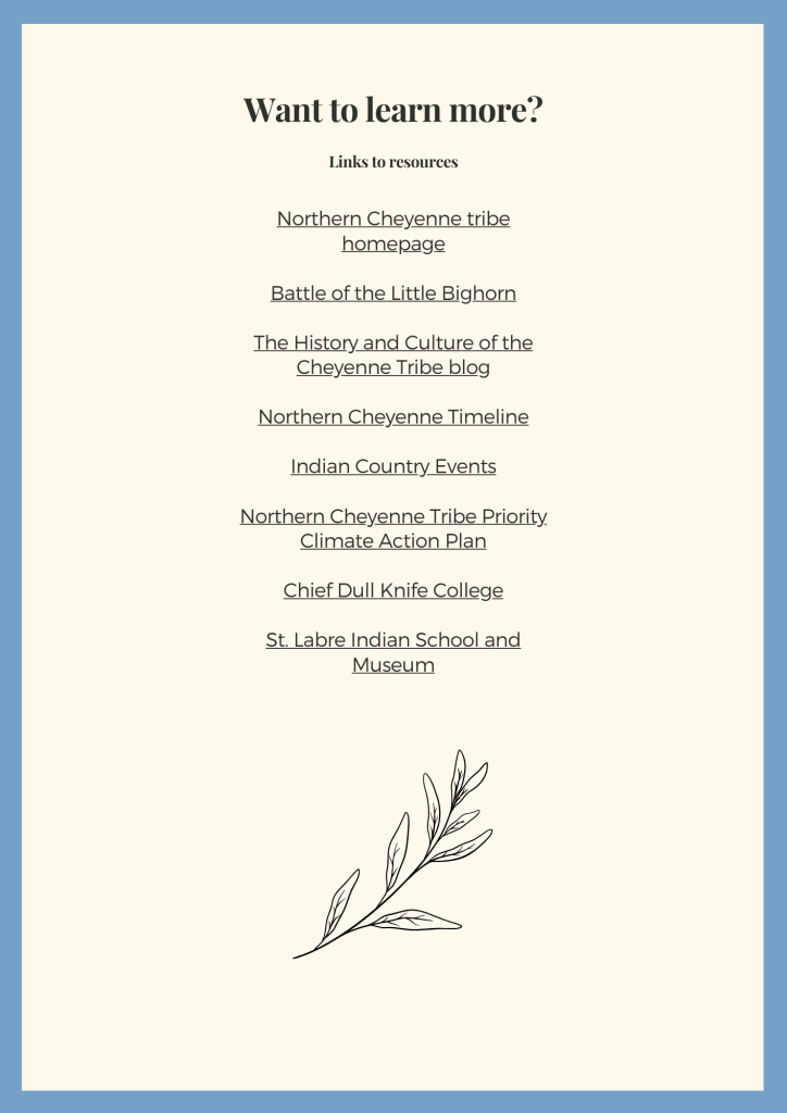 The Beautiful People: A Glimpse at the Northern Cheyenne - Environment ...