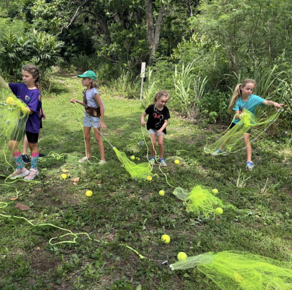 Talaya with the Guam Girl Scouts - Environment for the Americas
