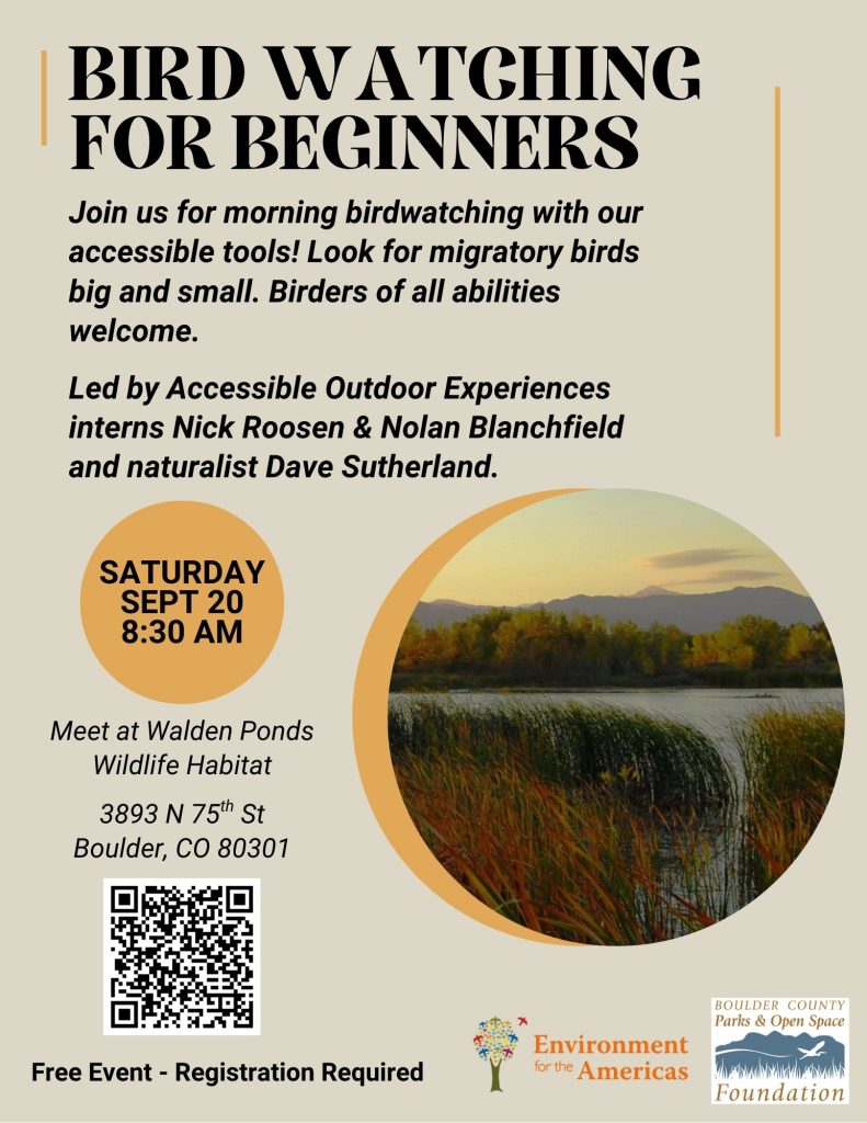 Bird Watching for Beginners - Environment for the Americas