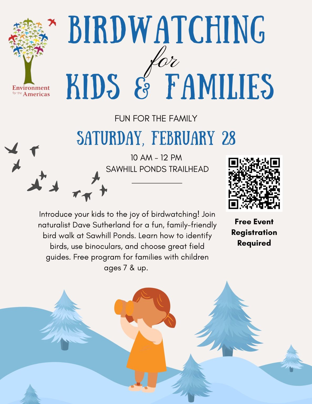 February Birdwatching for Kids & Families - Environment for the Americas
