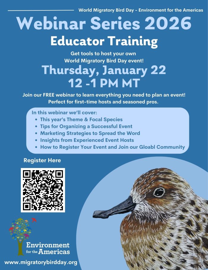 Webinar: World Migratory Bird Day 2026 Educator Training - Environment ...